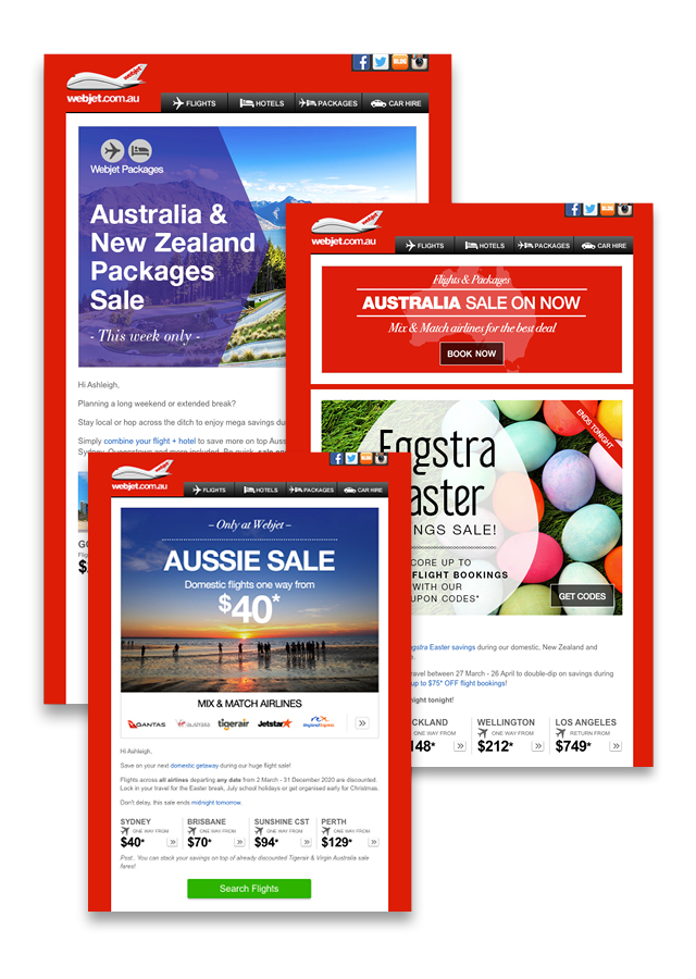 Webjet Email Subscription - Webjet