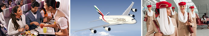 Emirates Flights - Emirates Airlines Tickets and Bookings - Webjet